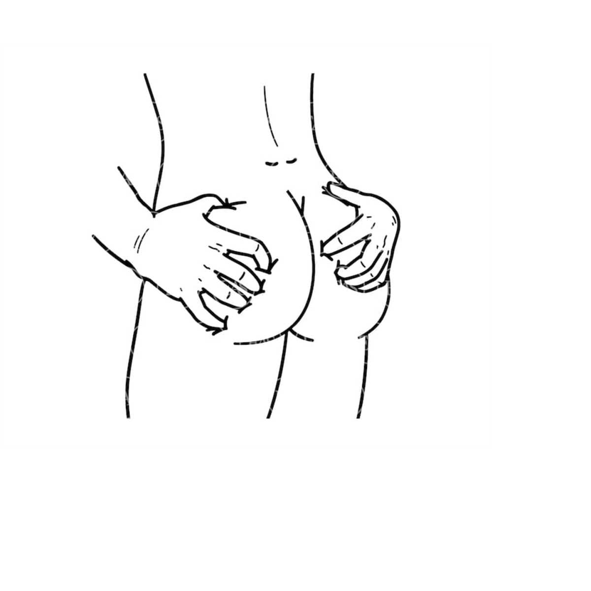 Line Art Hands On Hips Svg Couple Sex Sensual Wall Art Er Inspire Uplift 