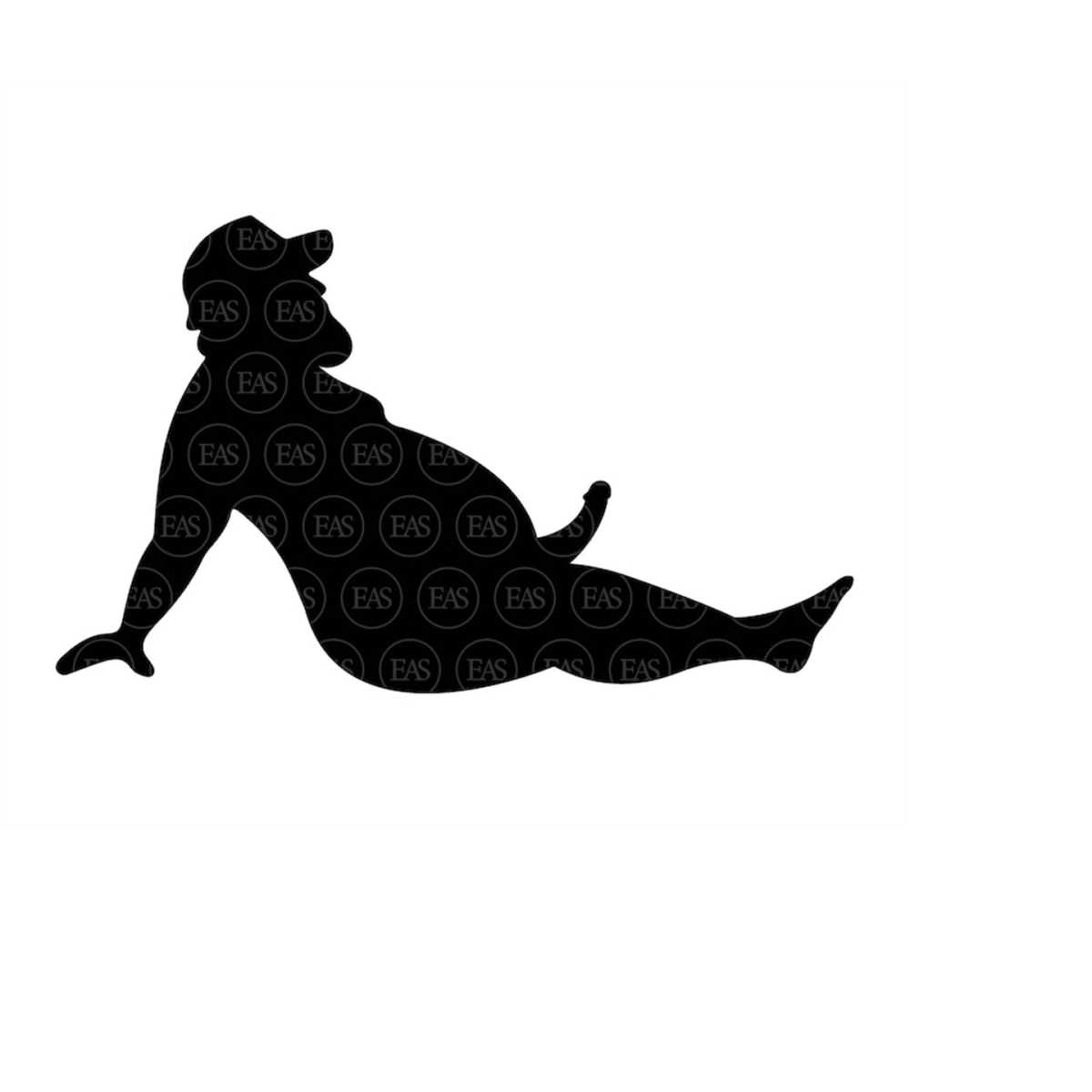 Thick Sexy Curvy Mudflap Guy Svg, Penis Svg, Fat Chubby Man - Inspire ...