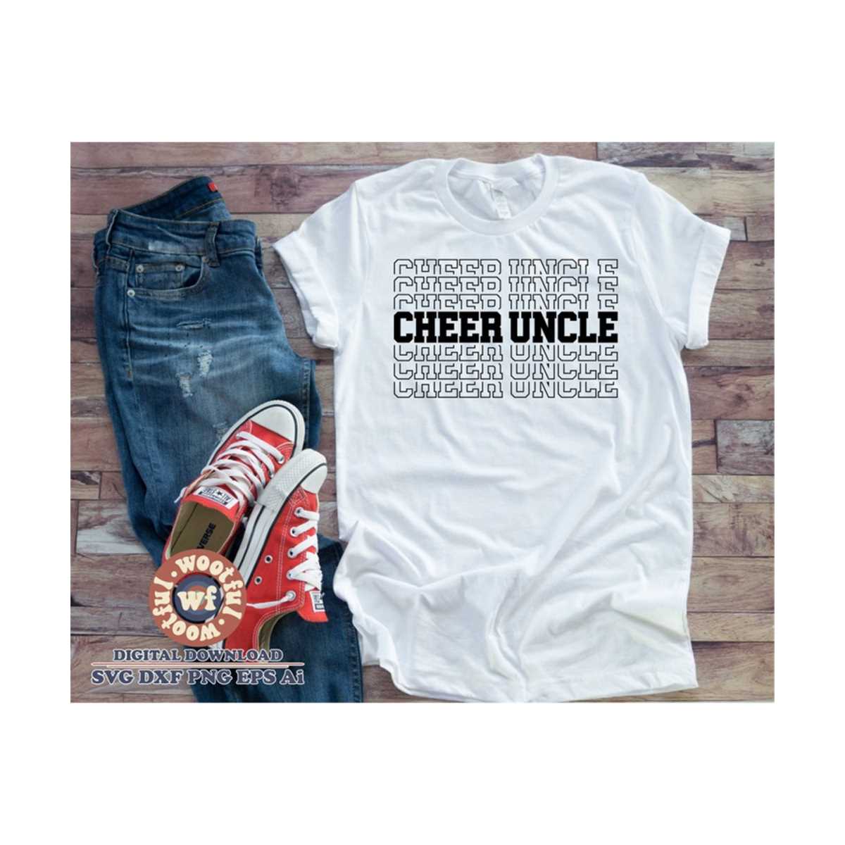 Cheer Uncle svg, Uncle svg, Cheer Fan svg, Cheer Family svg, | Inspire ...