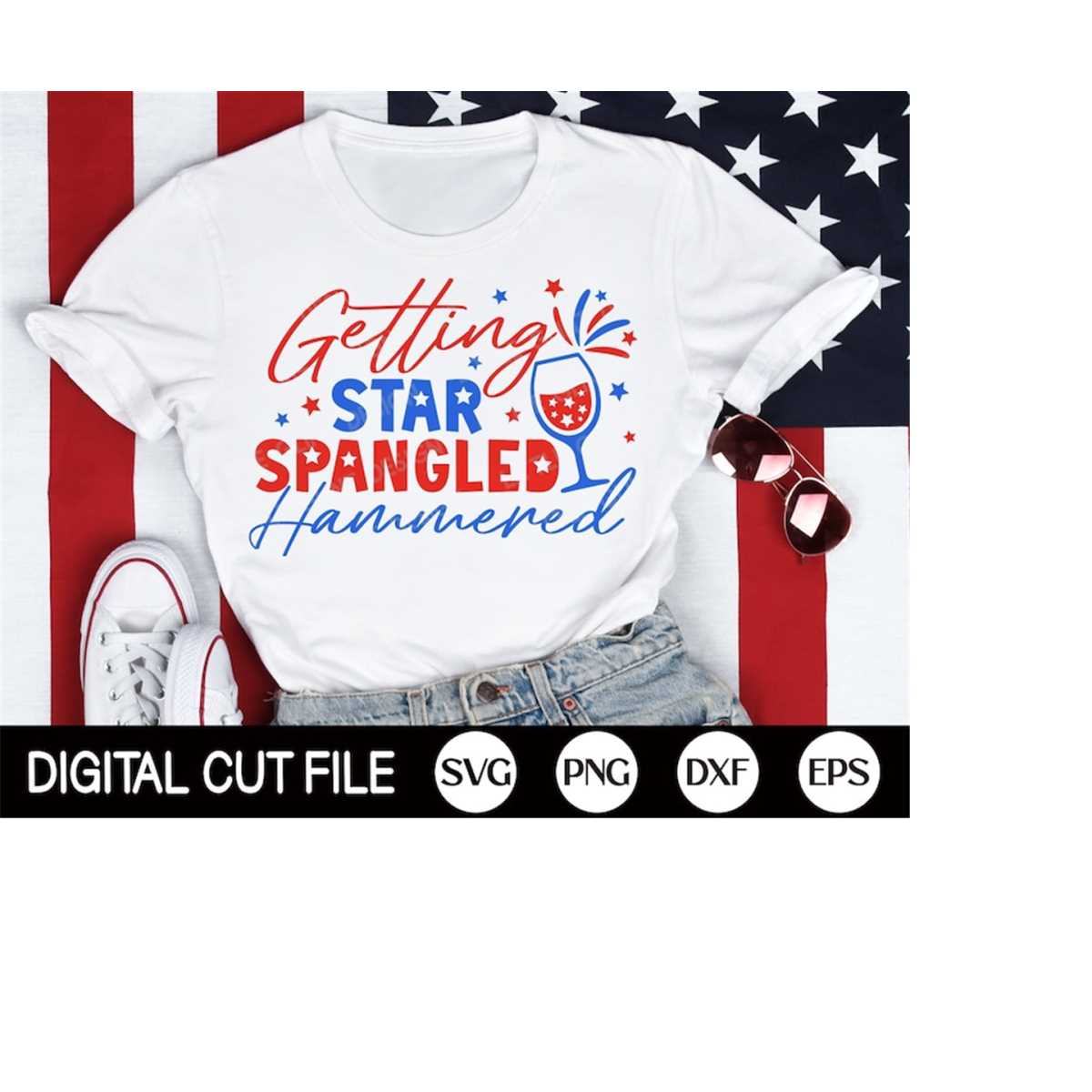 Getting Star Spangled Hammered SVG, 4th of july Svg, America | Inspire ...