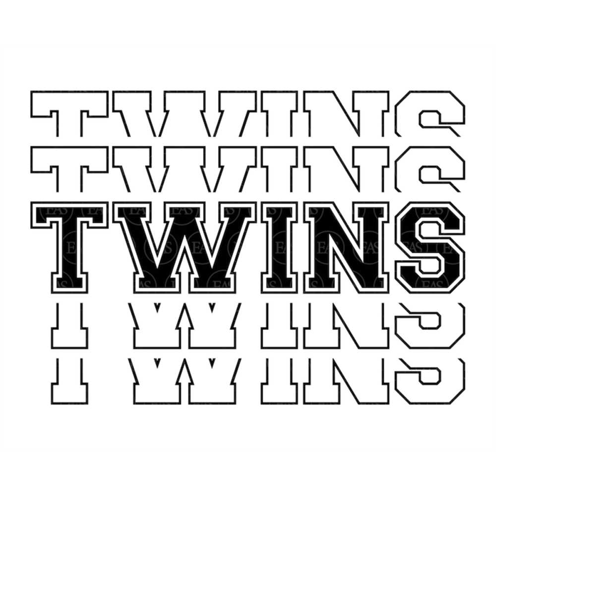 Stacked Twins Svg, Go Twins Svg, Run Twins, Twins Team Svg, | Inspire ...