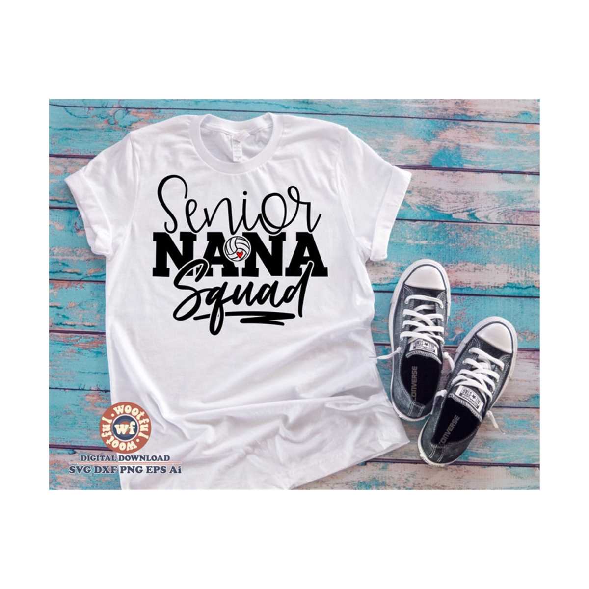 Senior Volleyball Nana Squad svg, Volleyball Fan svg, Gradua | Inspire ...