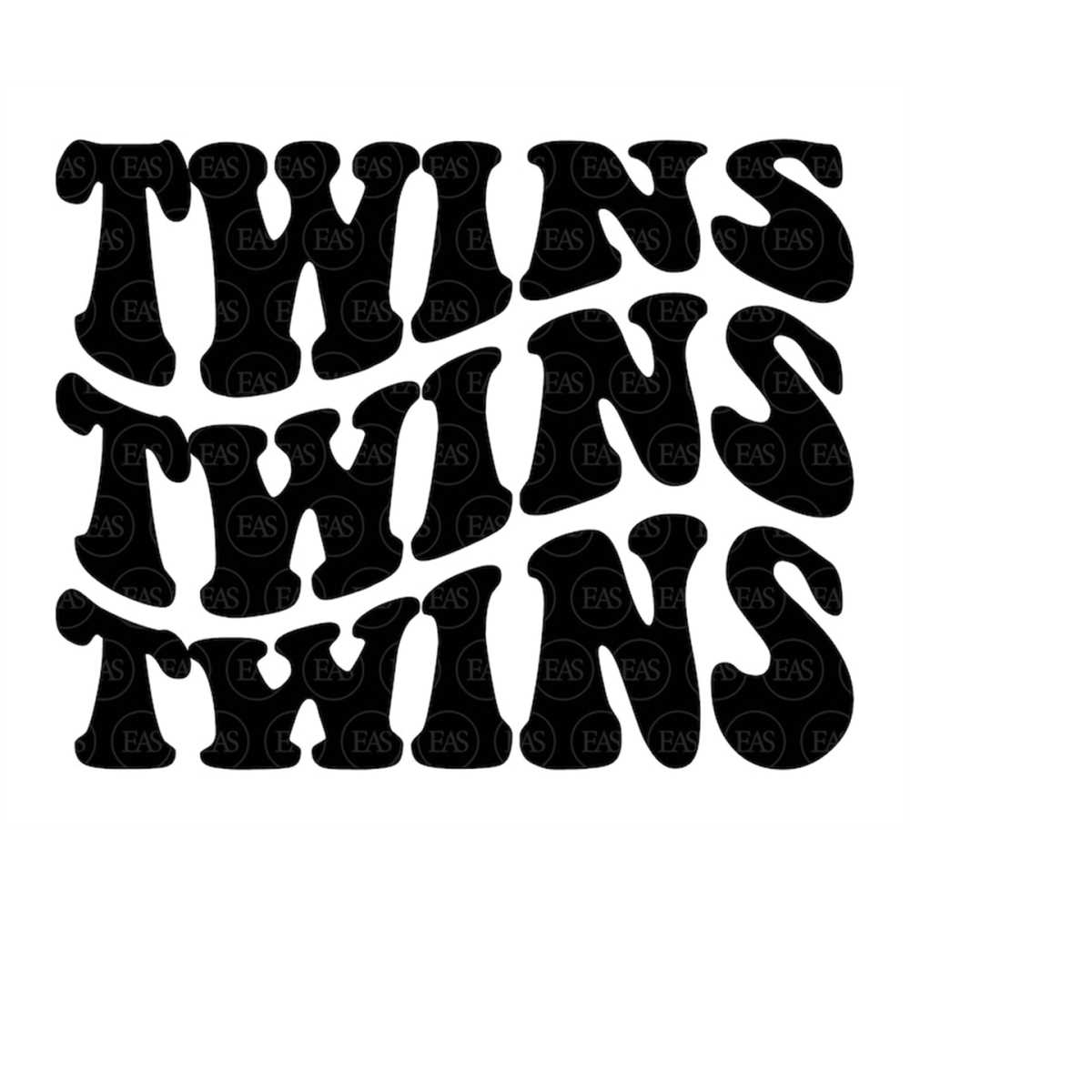 Twins Wavy Stacked Svg, Go Twins Svg, Twins Team Svg, Retro | Inspire ...