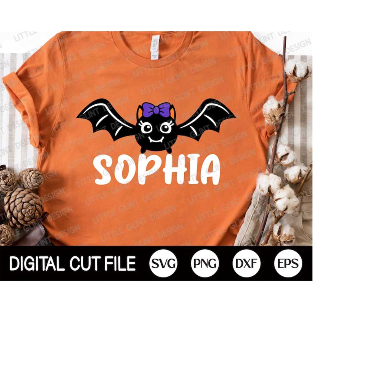 Bat Monogram Svg, Halloween Svg, Bat Svg, Halloween Girl Svg | Inspire ...