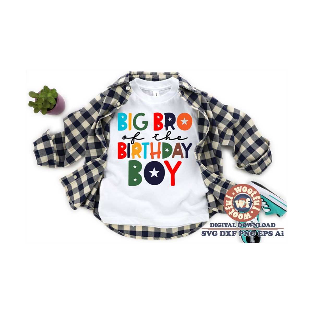 Big Bro of the Birthday Boy svg, It's My Birthday svg, Child | Inspire ...