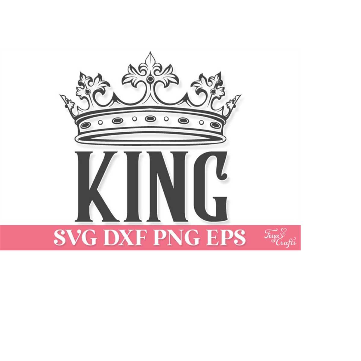 King Crown SVG Cricut, Man King SVG, King Svg Cut File, Crow - Inspire ...