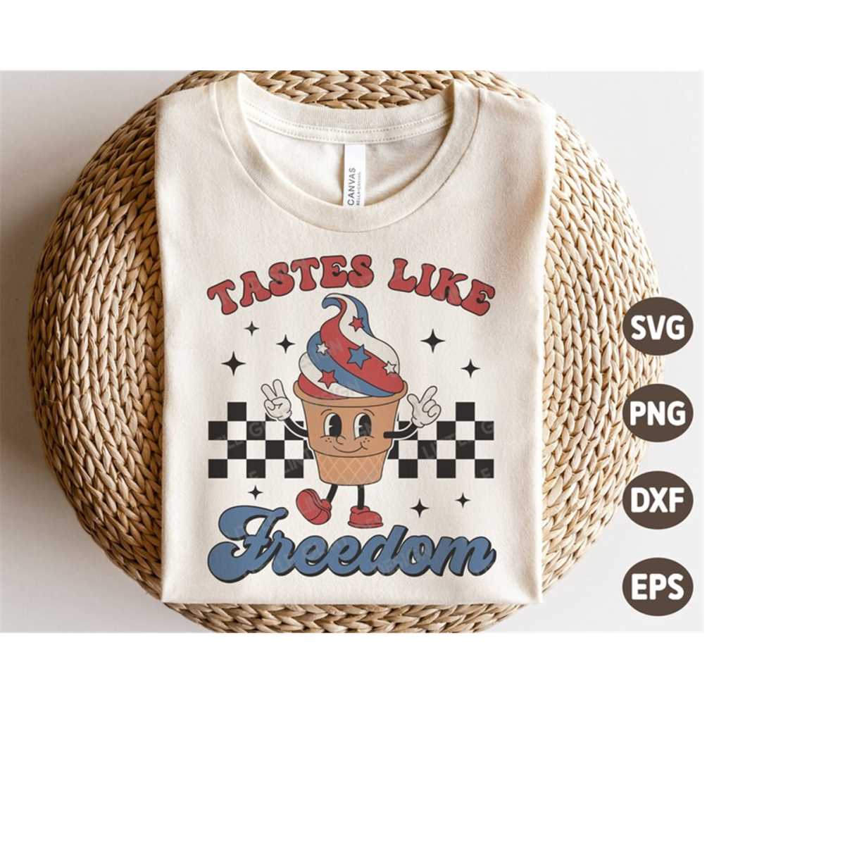 Tastes Like Freedom SVG, 4th of July Svg, Patriotic Svg, Ret | Inspire ...