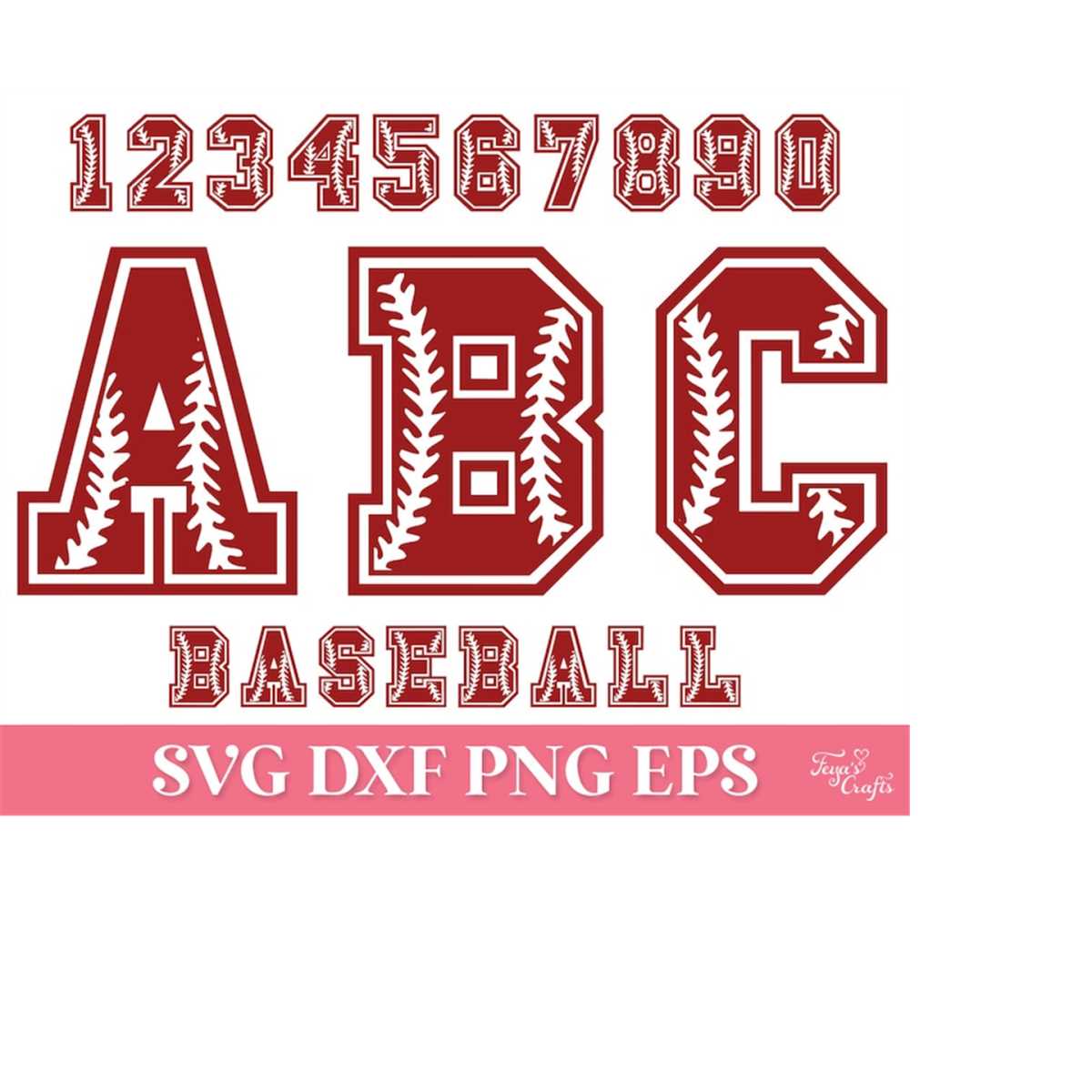 Baseball Font SVG, Baseball Letters SVG, Softball Font SVG, | Inspire ...