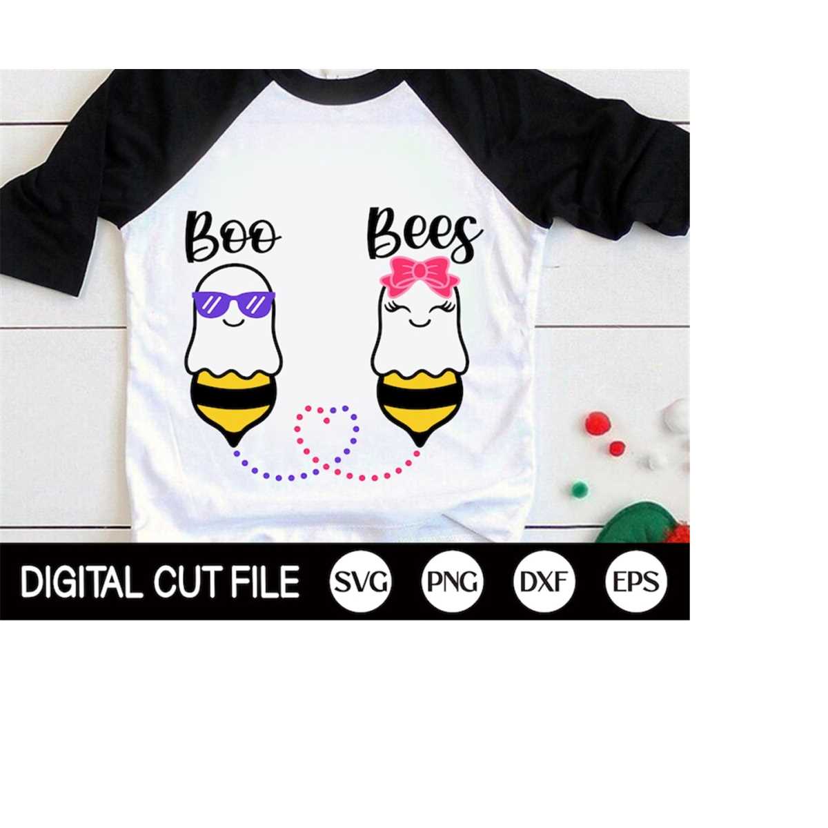 Boo Bees Svg, Halloween Svg, Ghost Svg, Girl, Boy, Halloween | Inspire ...