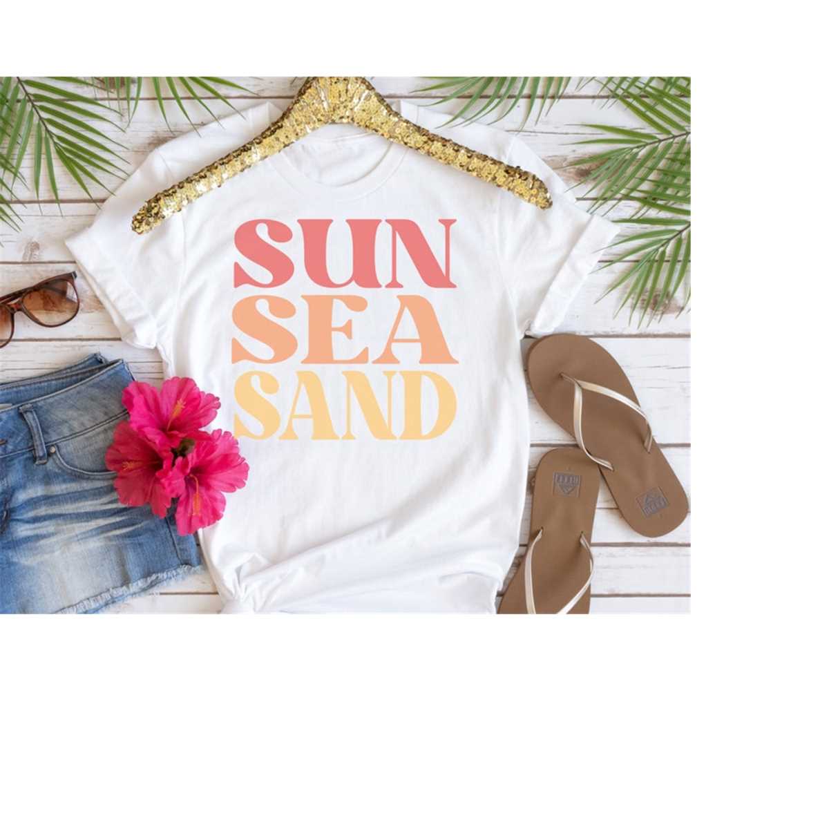 Sun Sea Sand SVG PNG PDF, Beach Svg, Beach Vibes Svg, Vacay | Inspire ...