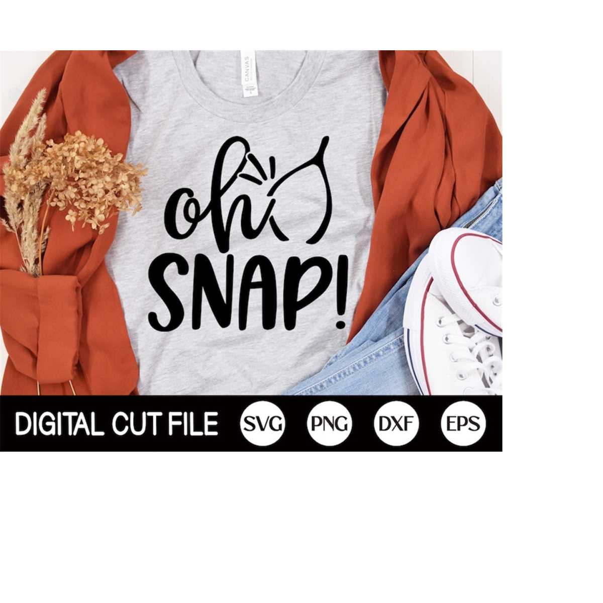 oh snap! SVG, Thanksgiving Svg, Thanksgiving Quote, Thankful | Inspire Uplift