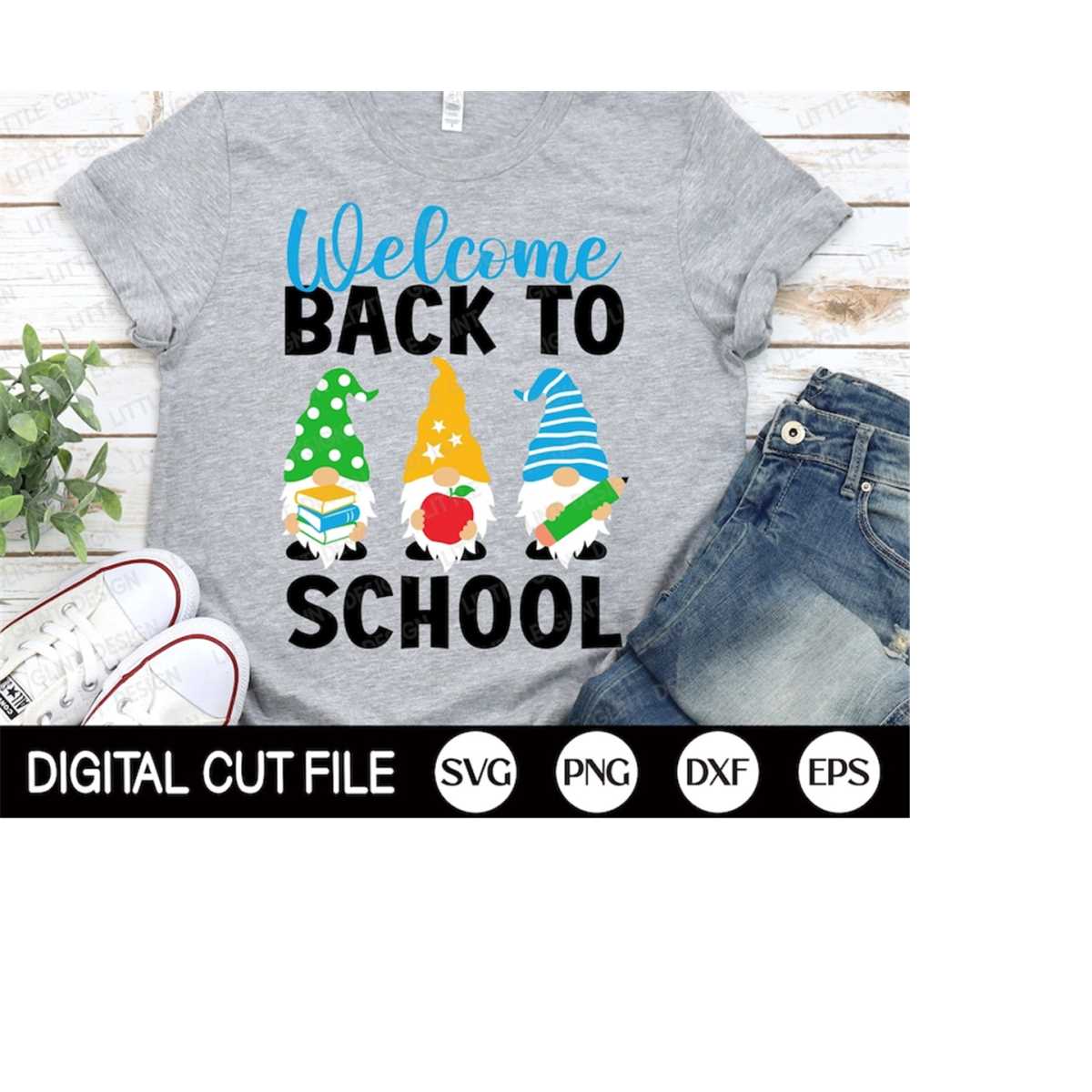 Welcome Back To School SVG, Gnome Png, First Day Of School S | Inspire ...
