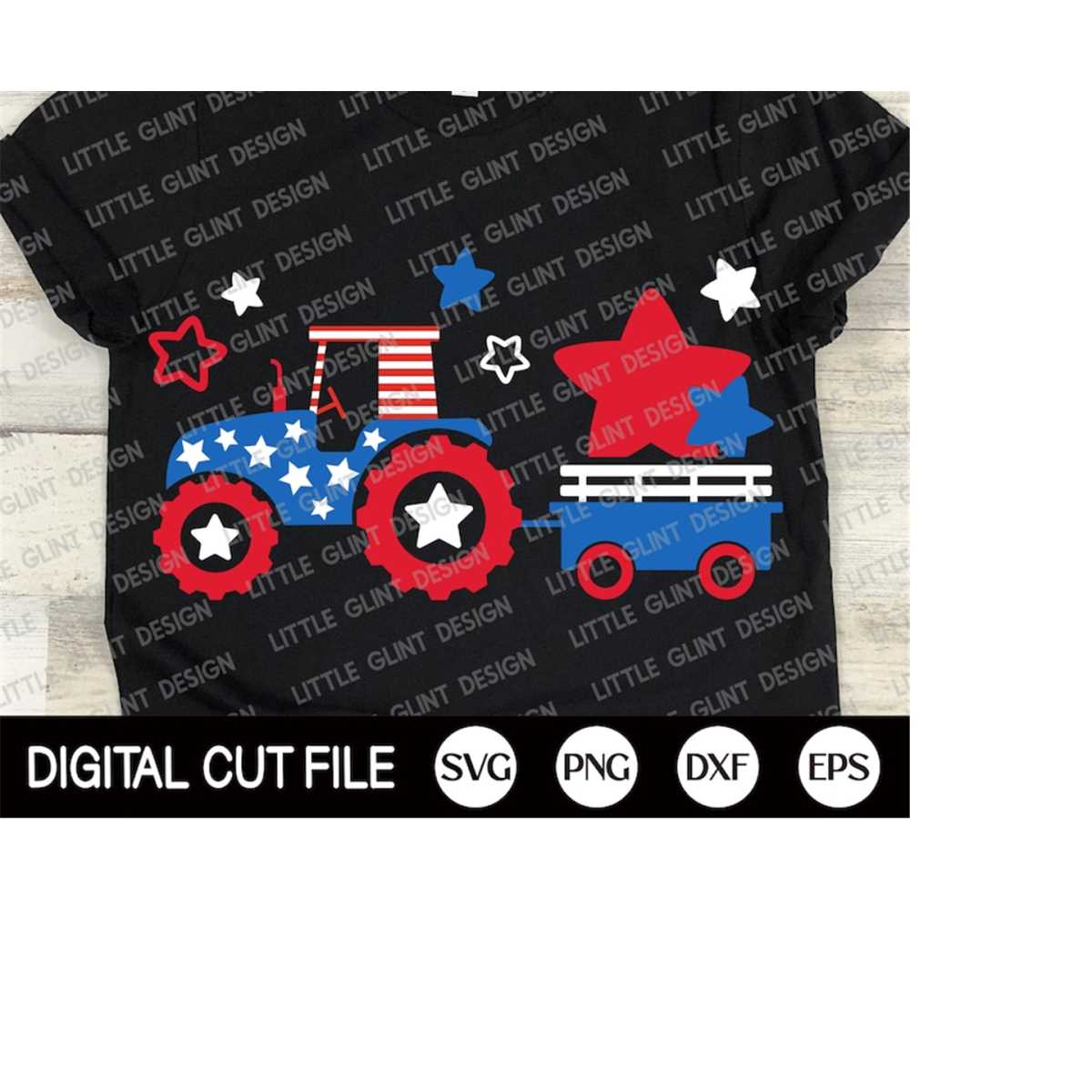 Fourth of July Svg, Tractor Svg, Independence day, Memorial | Inspire ...