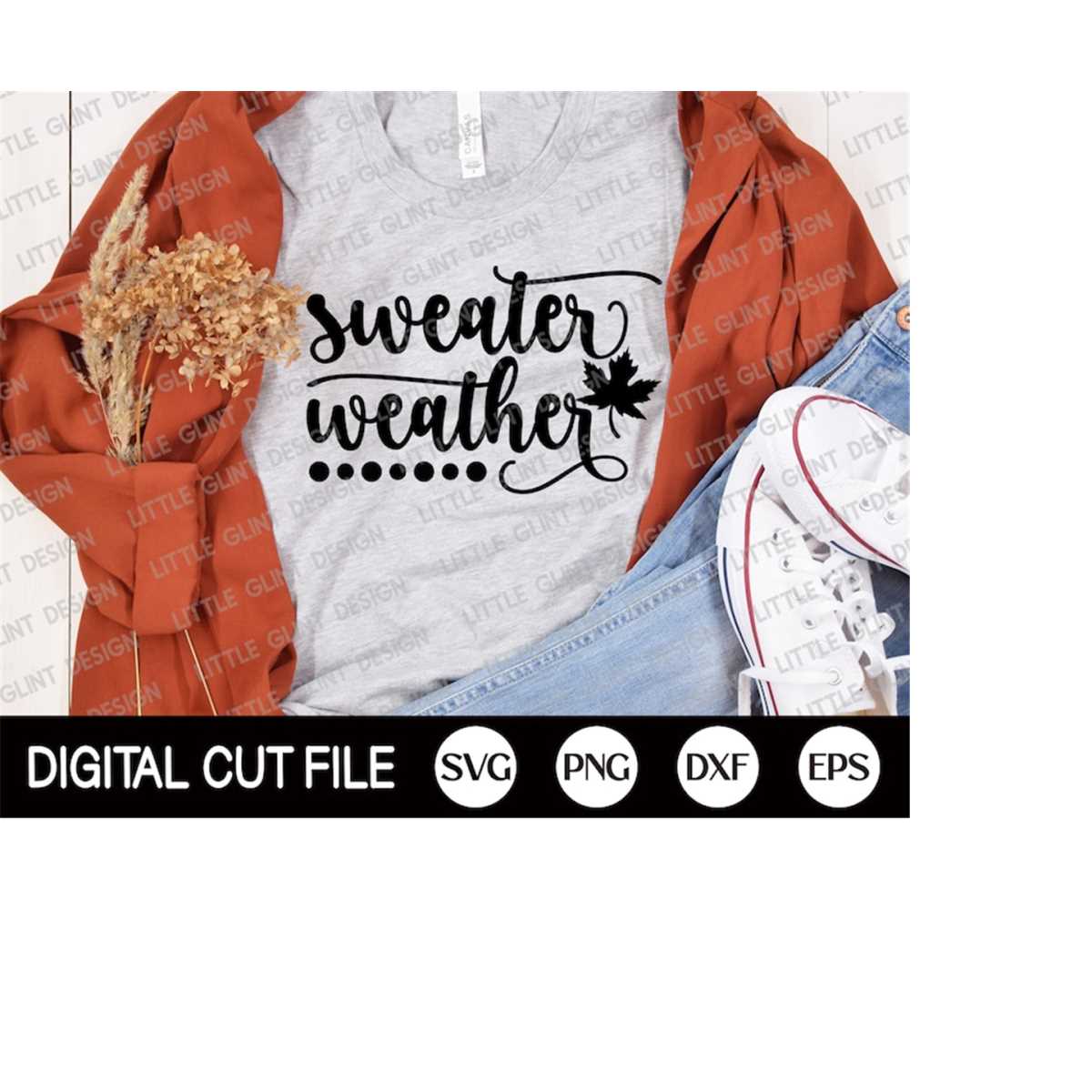 Funny Fall Svg, Sweater Weather Svg, Thankful Svg, Autumn Sv | Inspire ...