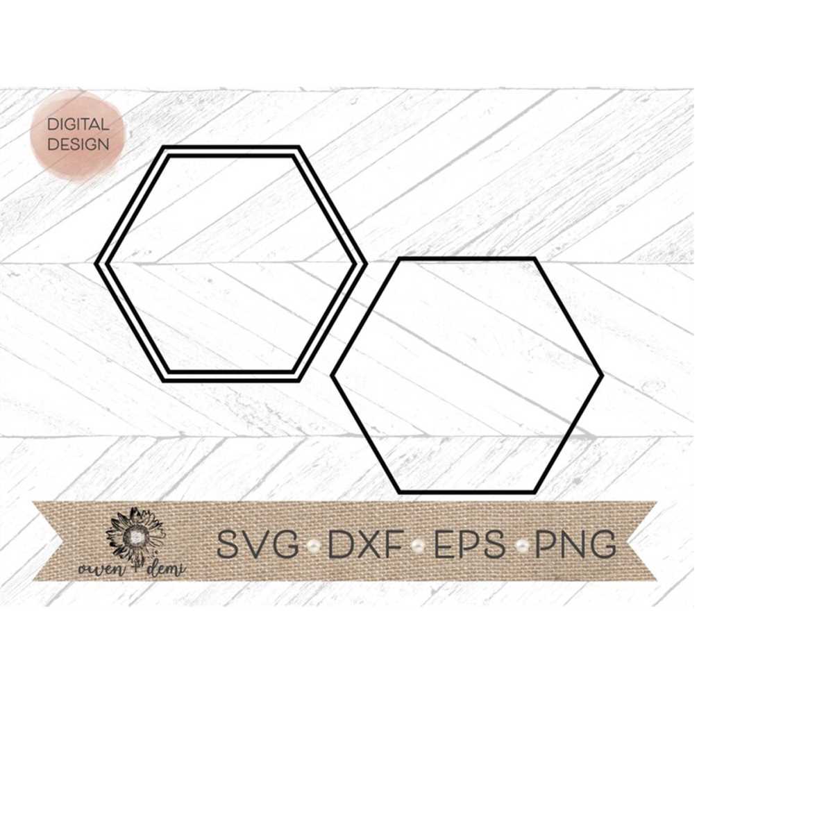 Regular Hexagon border svg - Hexagon lined frame svg - geome | Inspire ...