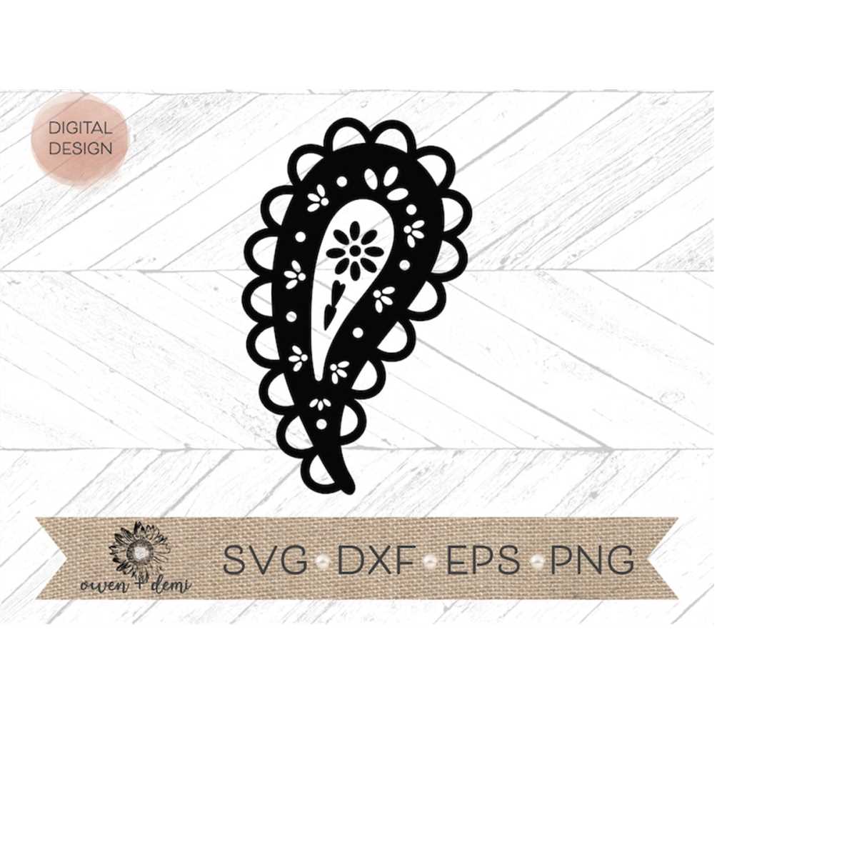 paisley svg file - Inspire Uplift