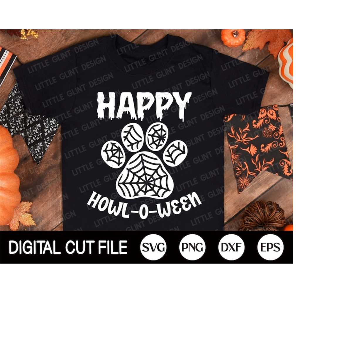 Happy Howl-o-ween Svg, Halloween Svg, Spooky Svg, Spiderweb | Inspire ...