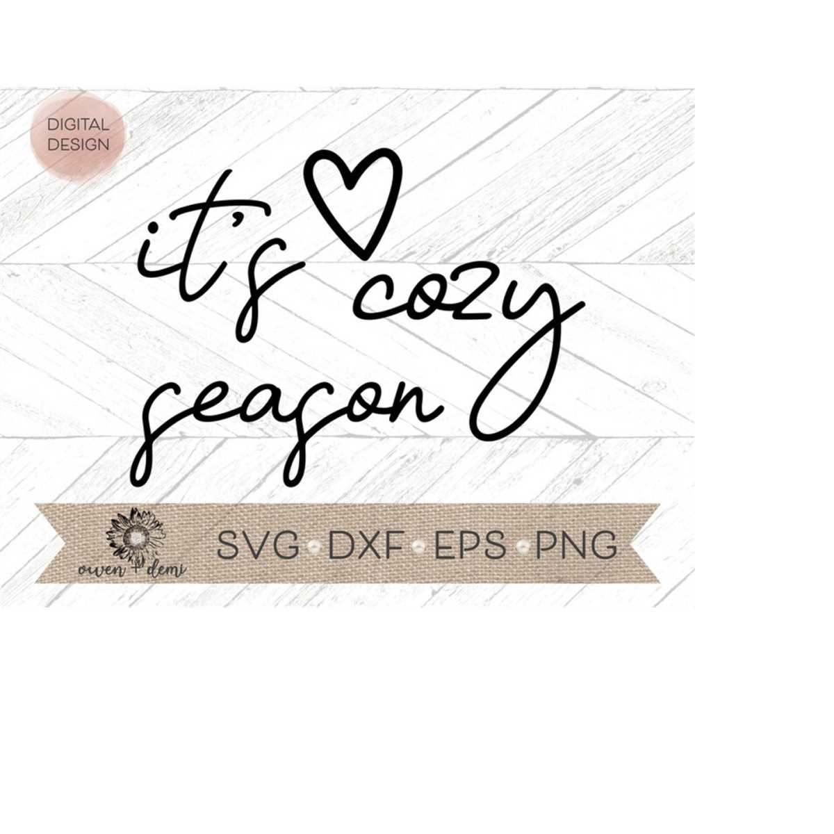 It's cozy season SVG - cozy season cut file - fall Cricut cu | Inspire ...