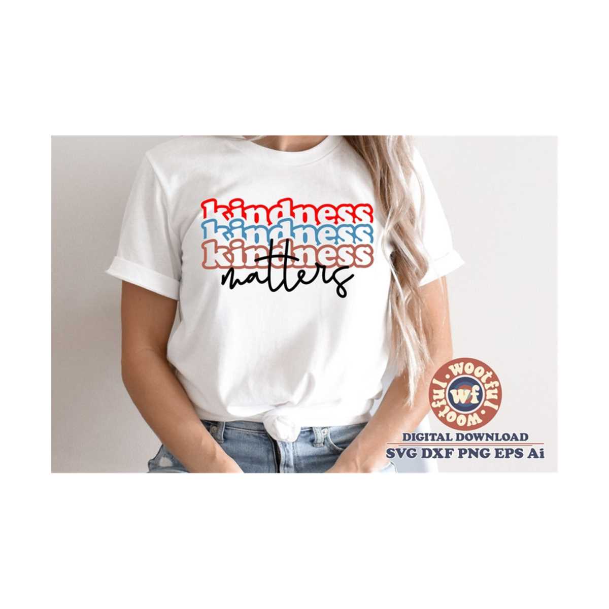 Kindness Matters svg, Motivational svg, Positive quote, Posi | Inspire ...