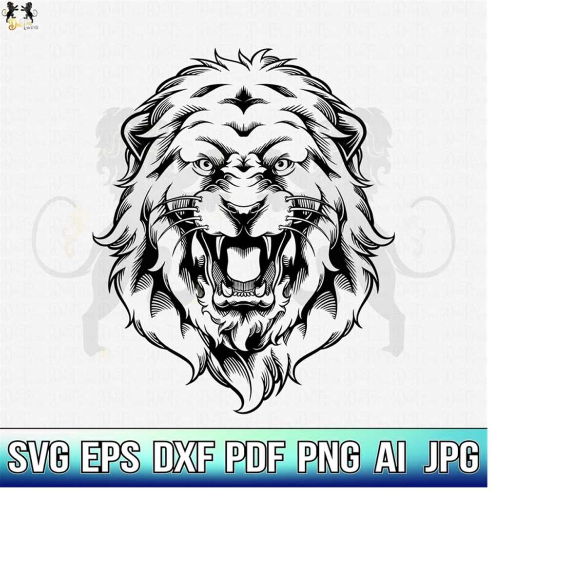 Lion Svg, Lion Clipart, Lion Vector, Lion Cut file, Lion Shi - Inspire ...