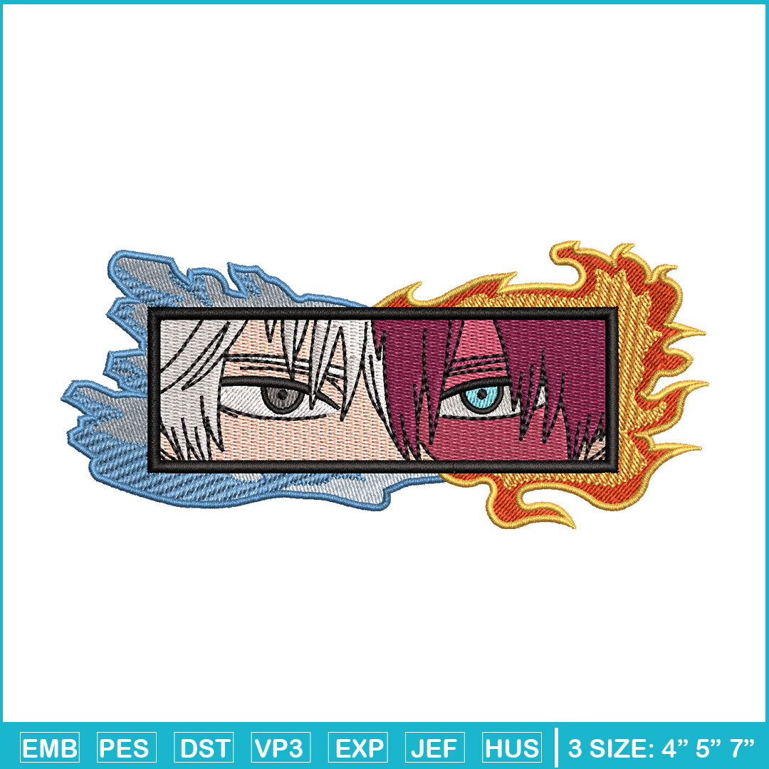 Shoto eyes embroidery design, Mha embroidery, Embroidery shi | Inspire ...