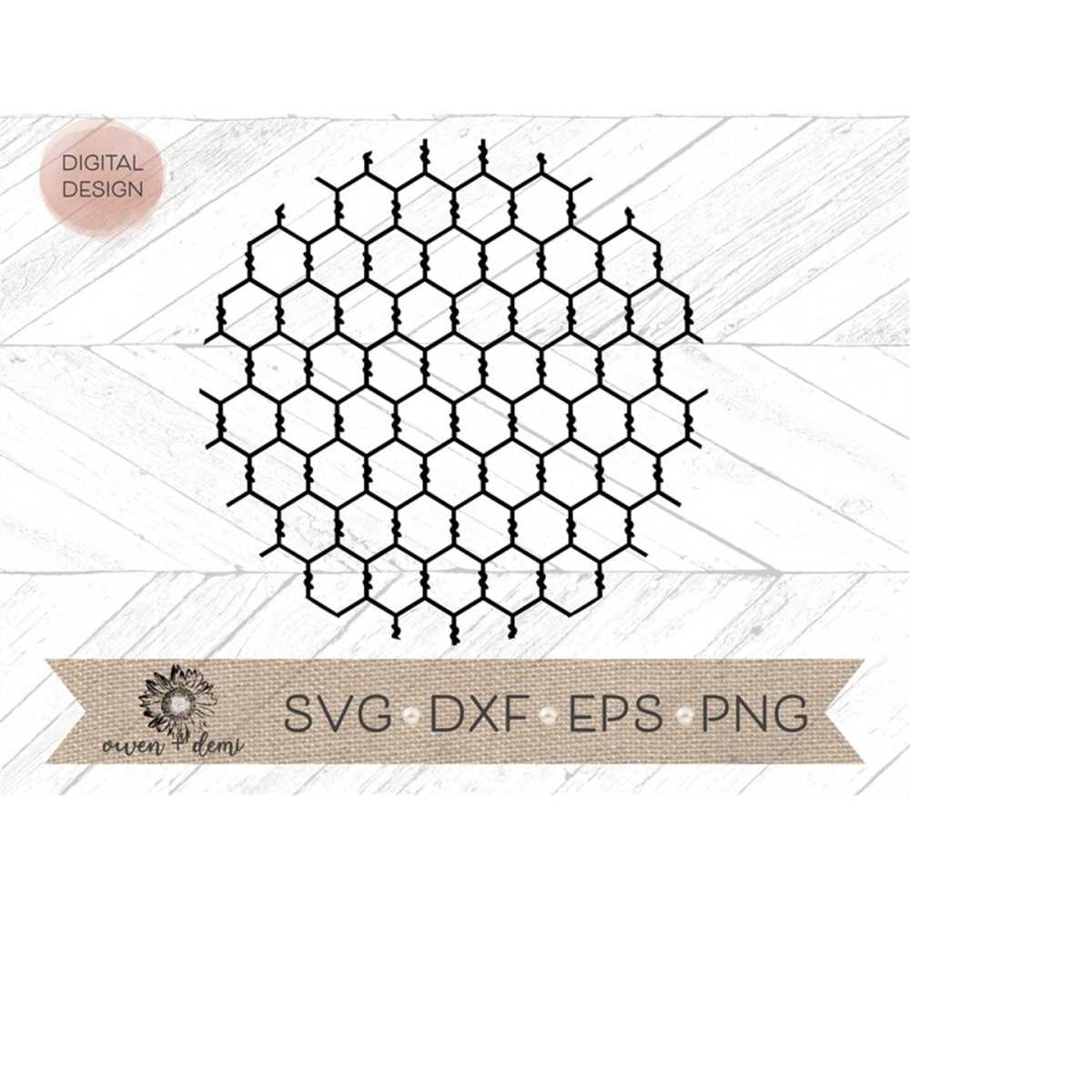 Circle Chicken Wire svg - Chicken Wire svg - Oval Chicken Wi | Inspire ...