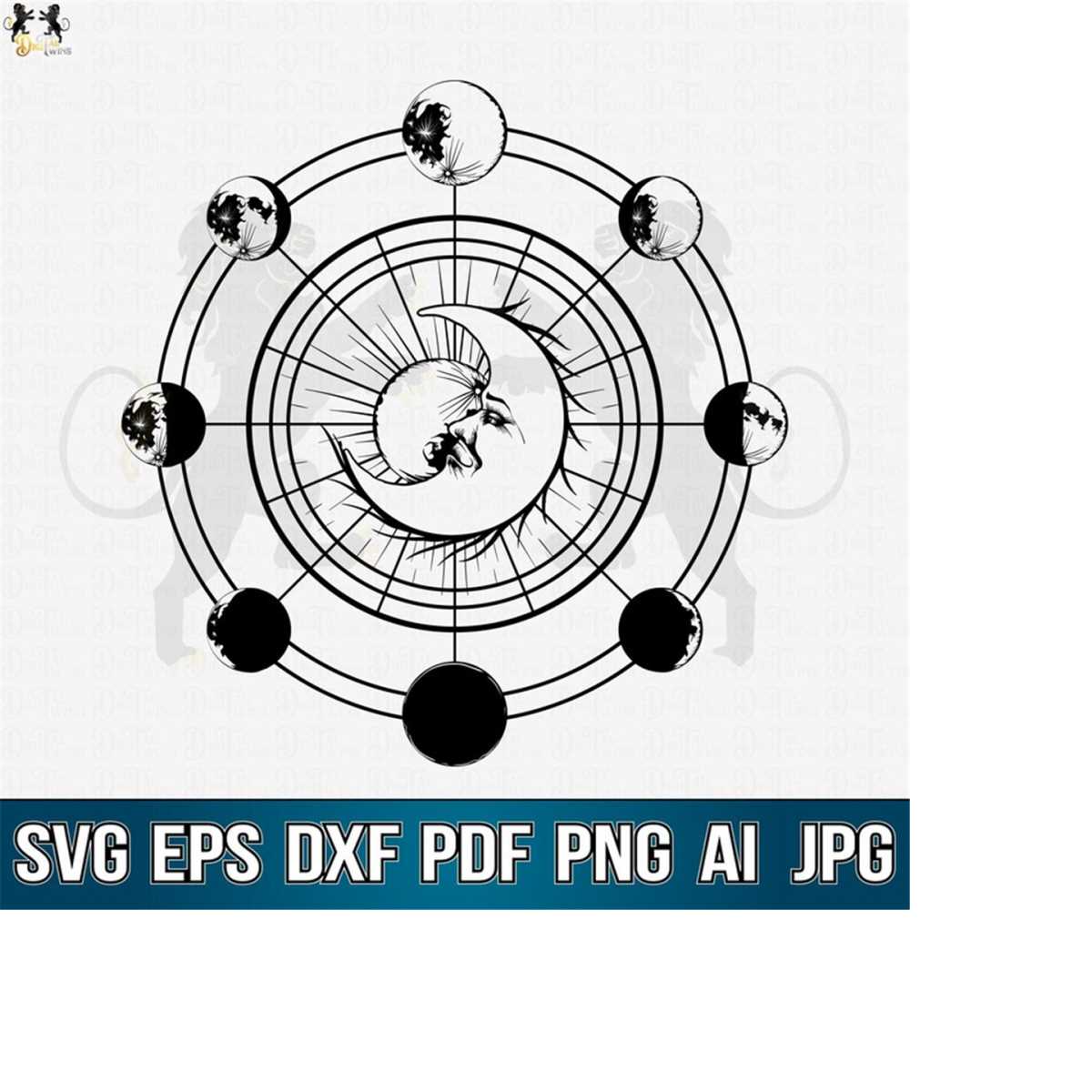 Moon Phases Clipart | Inspire Uplift