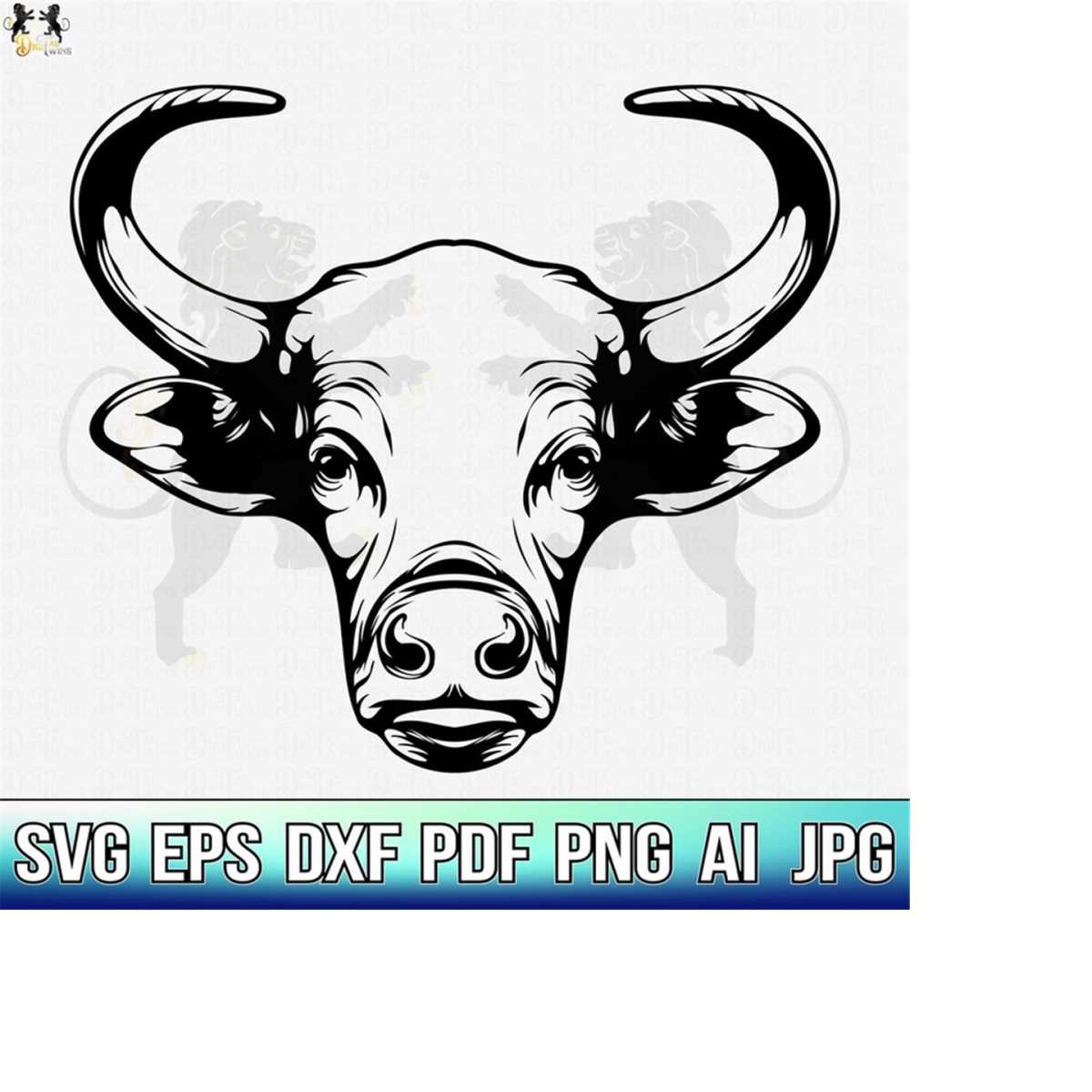Bull Svg, Bull Clipart, Bull Vector, Bull Cut file, Bull Shi | Inspire ...