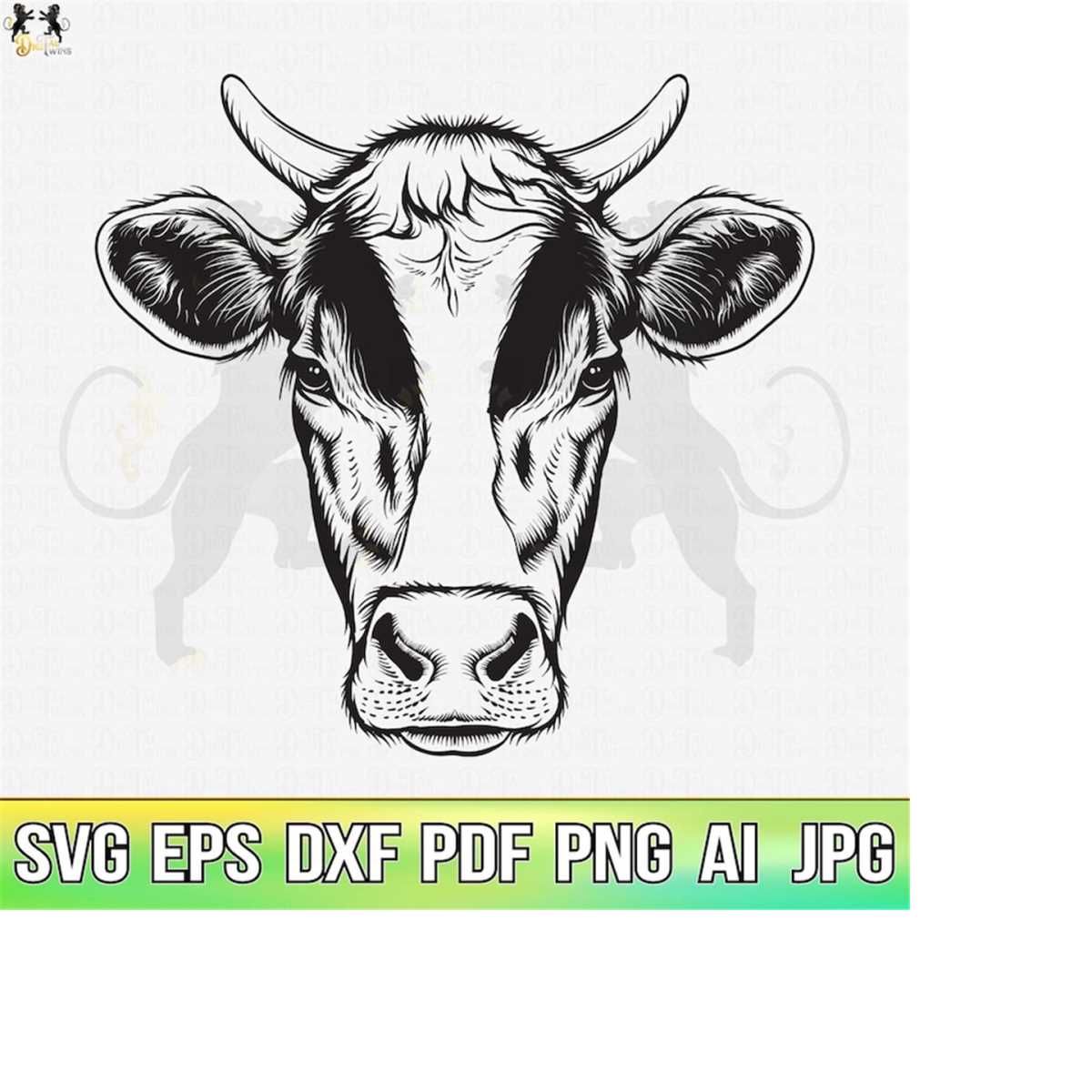 Cow Svg, Cow Print Svg, Cow Cricut, Cow Clipart, Cow Cut Fil | Inspire ...