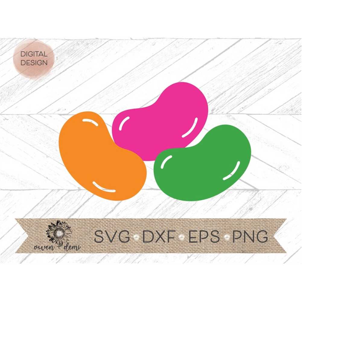Jelly Beans SVG - Jelly Bean Cluster SVG - Jelly Bean svg | Inspire Uplift