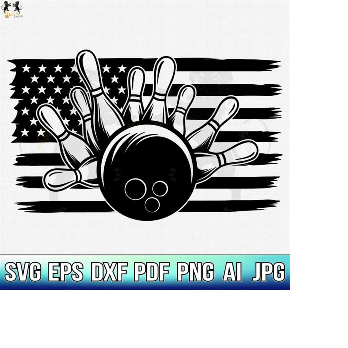 Bowling Svg, US Bowling Svg, Bowling Ball Svg, Bowling Clipa - Inspire ...