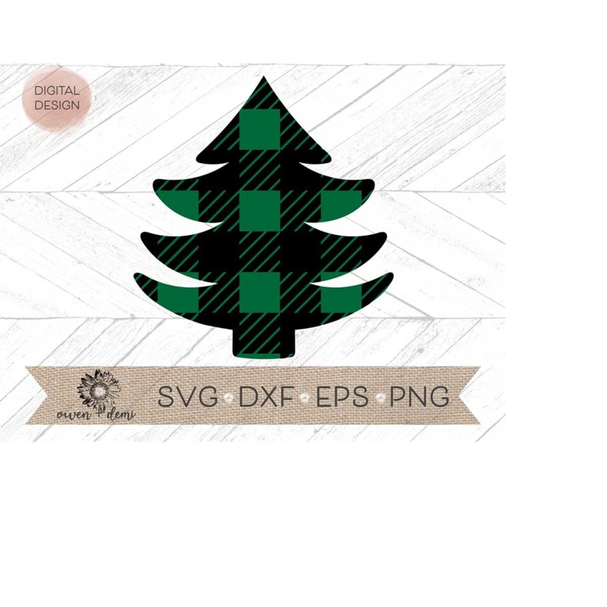 Plaid Tree SVG - Christmas Tree svg - Christmas Svg for cric | Inspire ...
