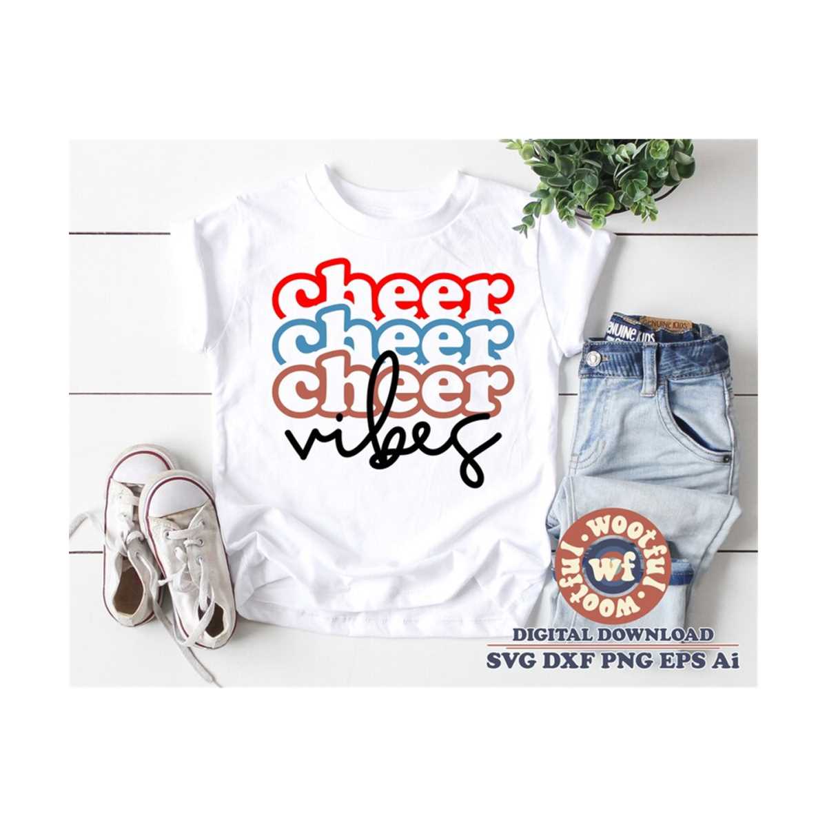 Cheer Vibes svg, Cheerleading svg, Cheer mom svg, Cheer Fan | Inspire ...