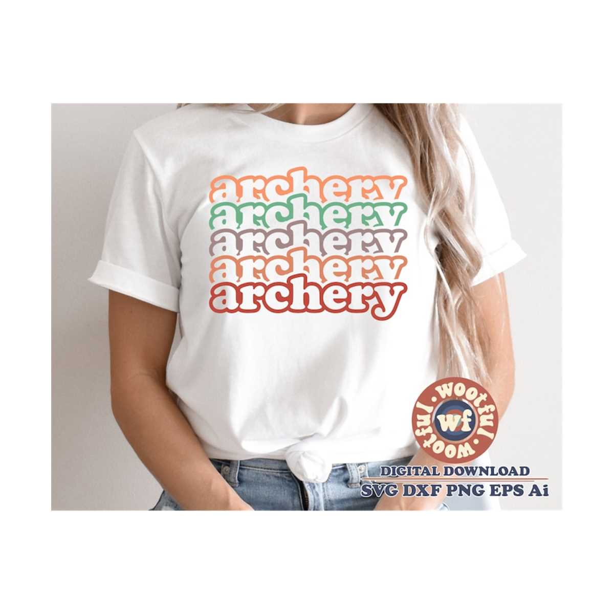 Archery svg, Archery Fan svg, Archer svg, Stacked svg, Arche | Inspire ...