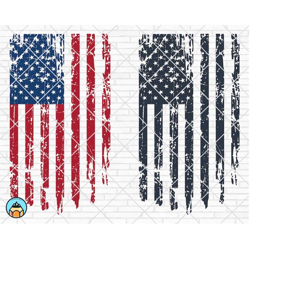 Distressed American Flag SVG | USA Flag Svg | 4th July Svg | | Inspire ...