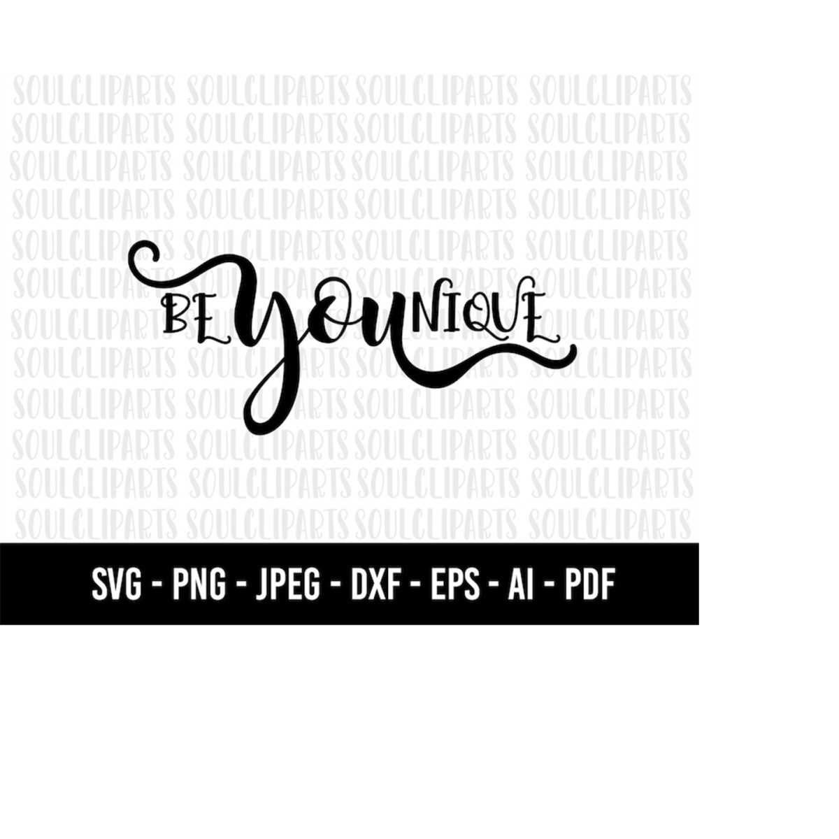 COD1076- Be you unique SVG, beautiful svg/quote svg/quote cl | Inspire ...