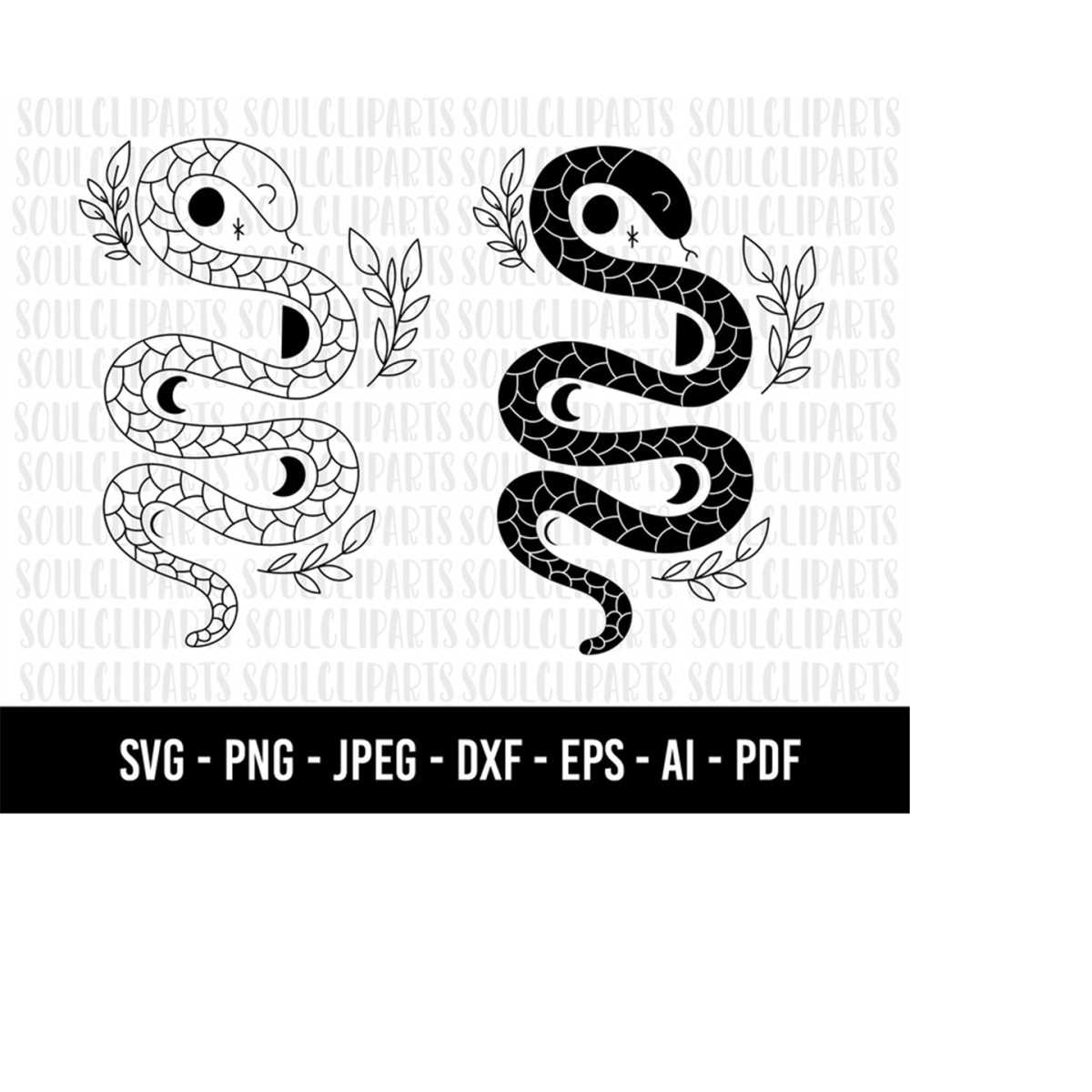 COD90-Snake SVG /Snake Art /Snake Clipart /Silhouette/ Cricu | Inspire ...