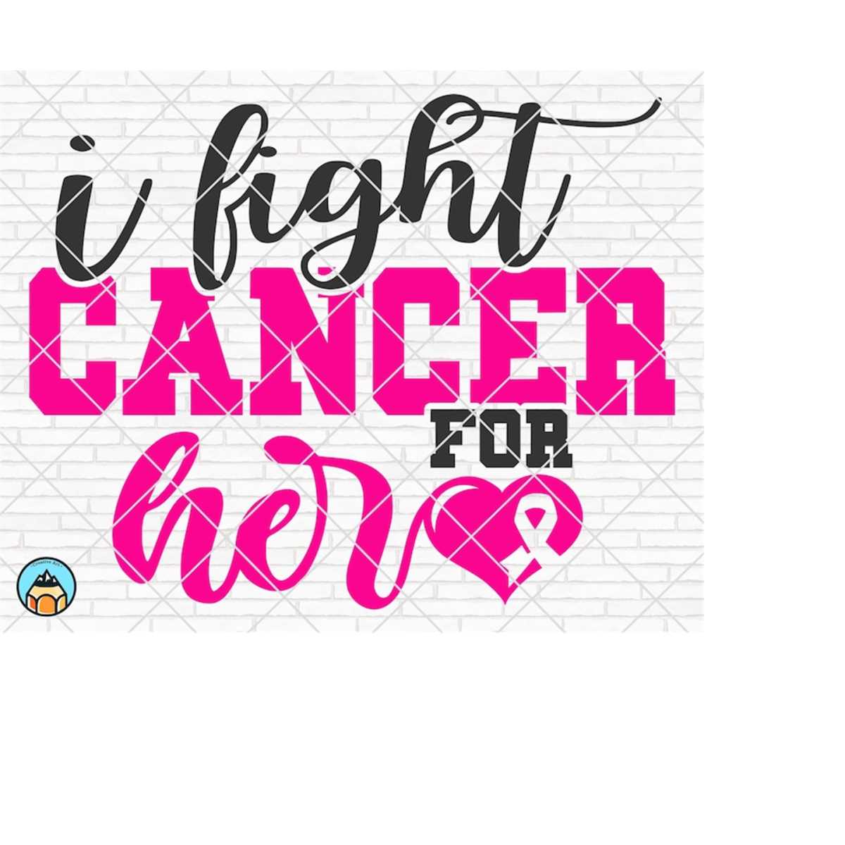 I Fight Cancer for Her svg, Breast Cancer svg, Cancer Awaren | Inspire ...