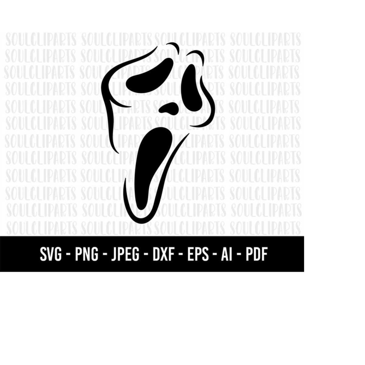COD486- Scream face svg, Scream Movie Ghost Face, ghost face | Inspire ...