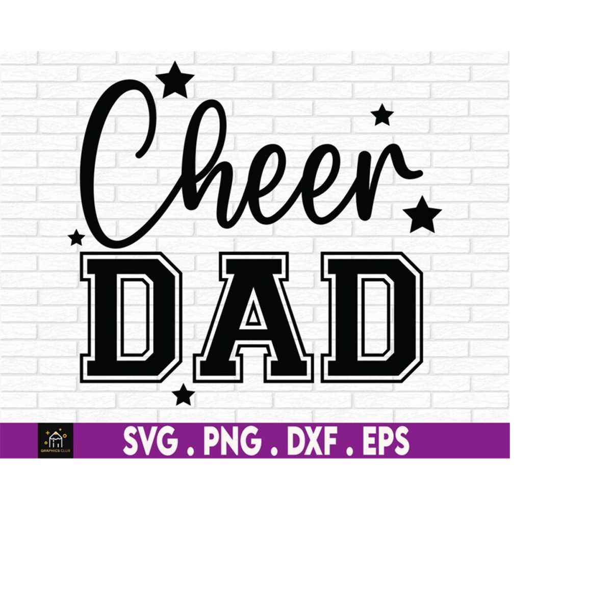 Cheer Dad Svg, Dad Humor Svg, Cheer Svg, Cheer Shirt Svg, Ch | Inspire ...