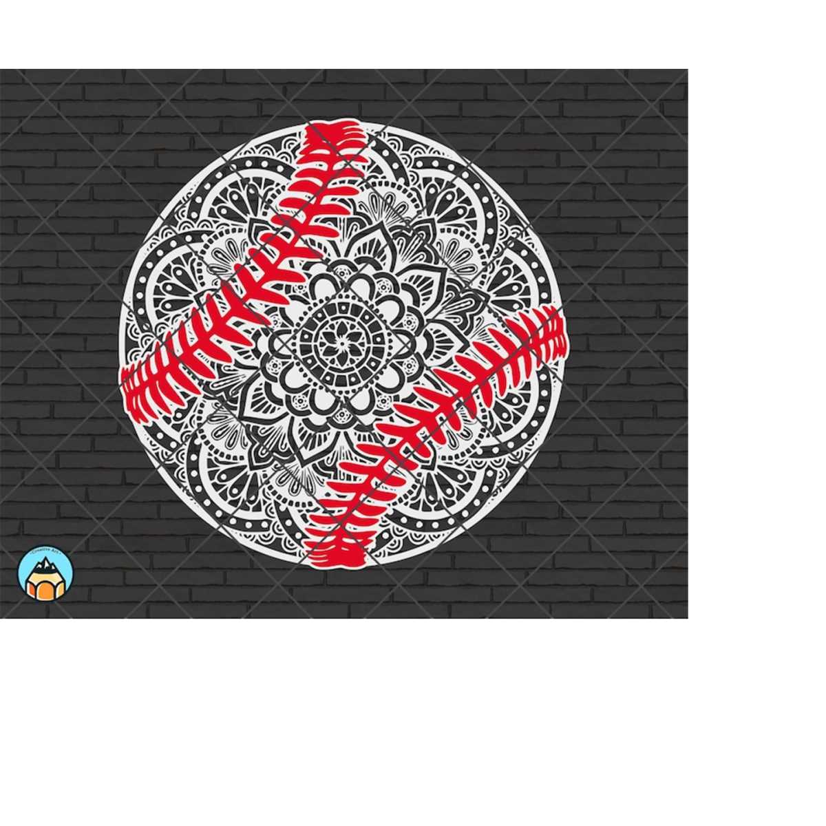 Baseball Mandala SVG | Mandala SVG | Zentangle SVG | Basebal | Inspire ...