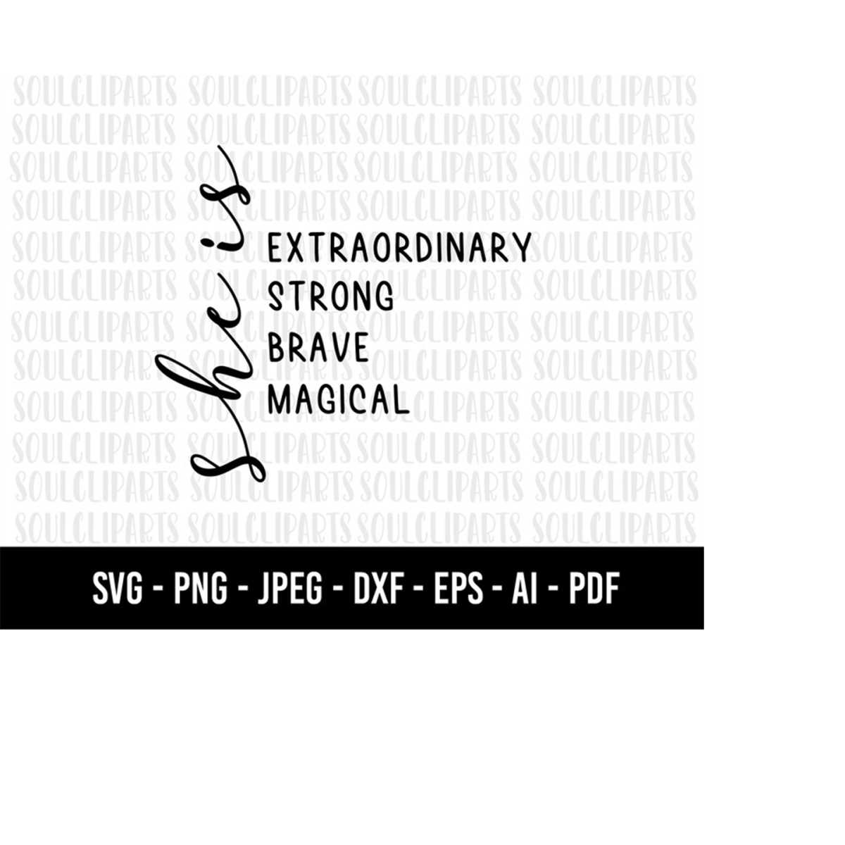 COD67- she is brave svg/she is strong Line Art Svg/Minimalis | Inspire ...