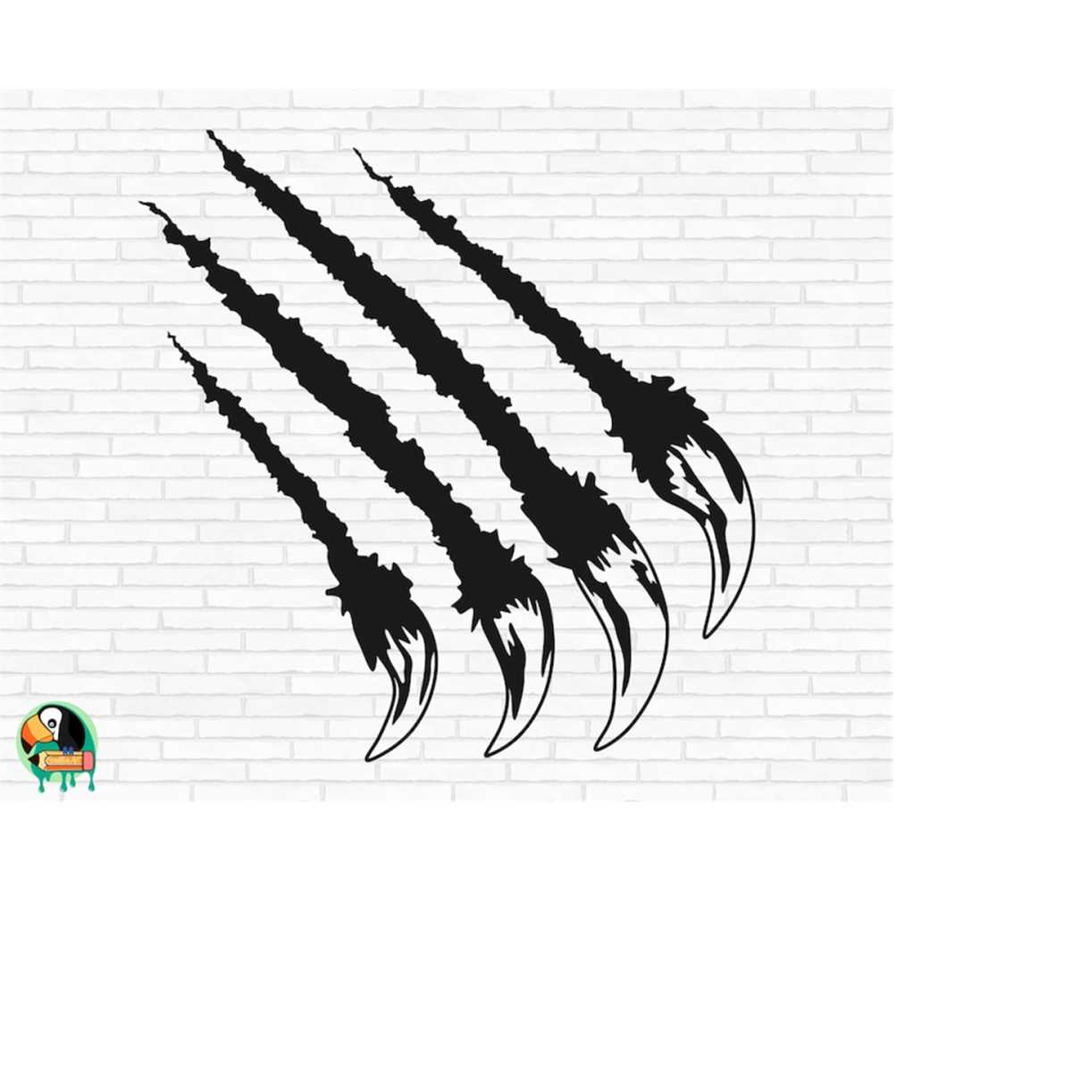 Claw Marks SVG, Claw Scratches svg, Tiger Scratch svg, Anima | Inspire ...