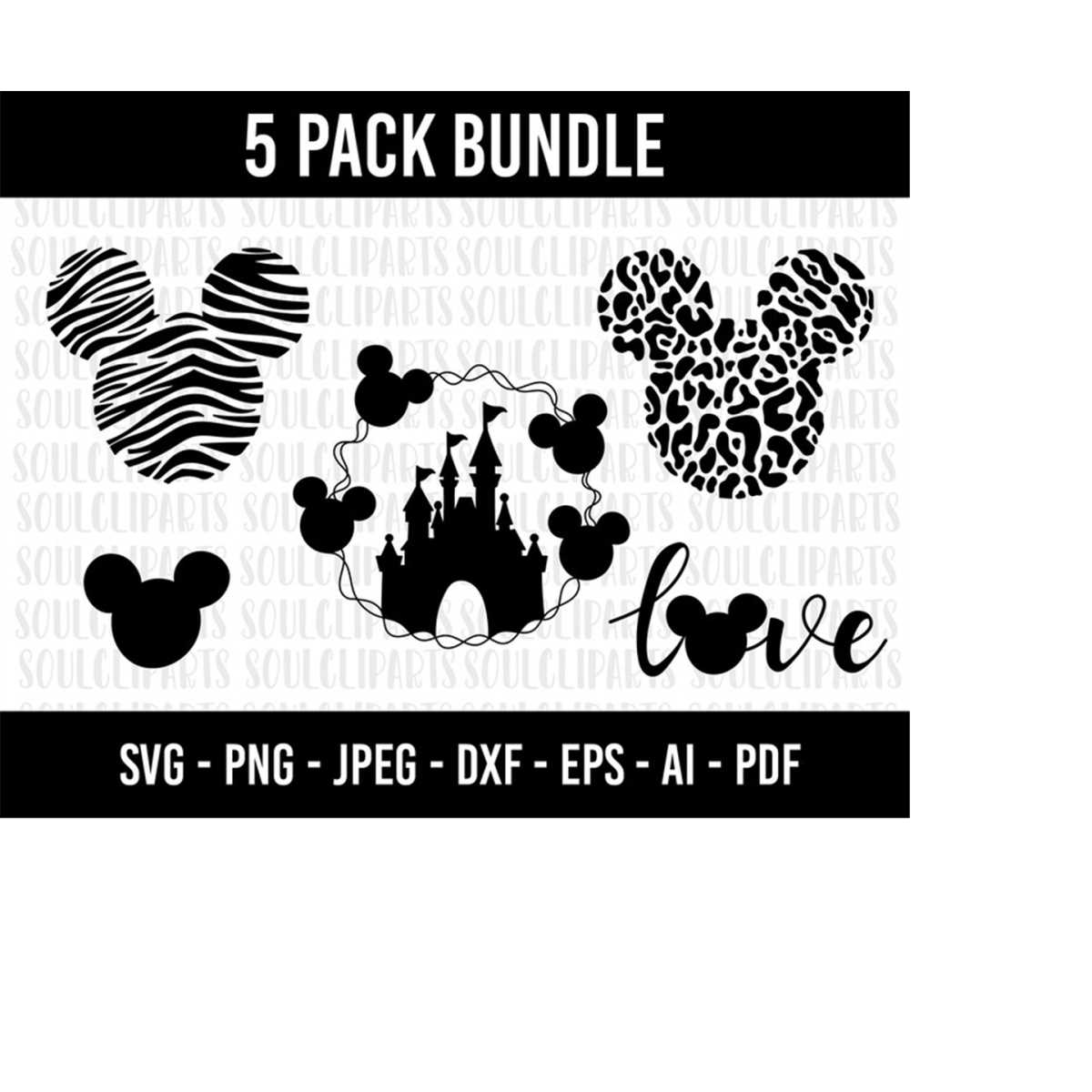 COD318- Mickey mouse cheetah leopard, minnie mouse cheetah s | Inspire ...