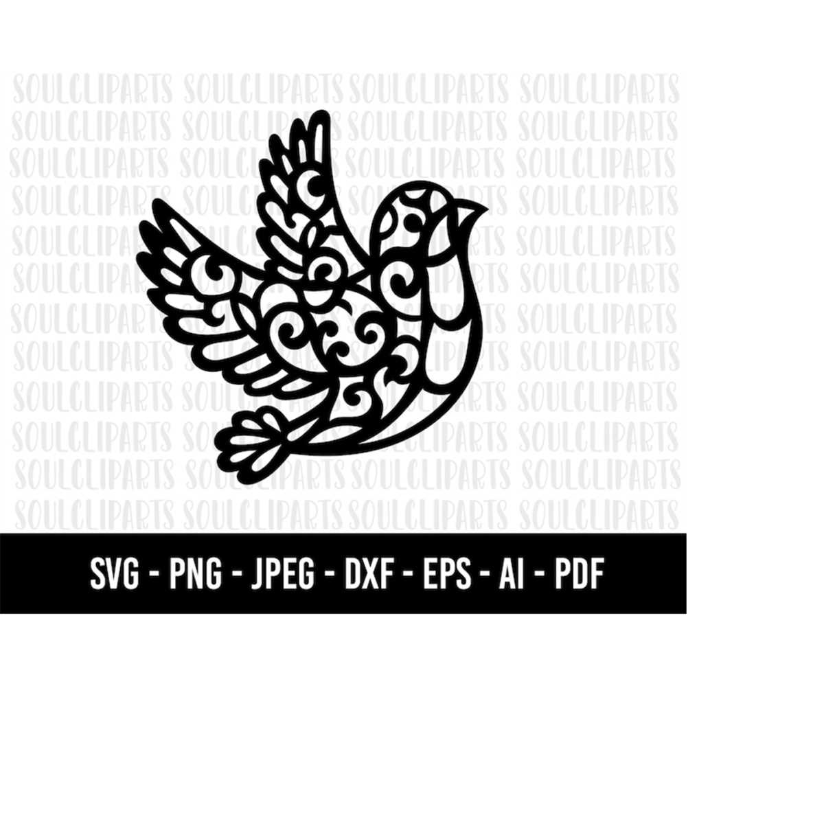 COD924-Dove svg Vector, Dove clipart, Bird SVG files for Sil | Inspire ...