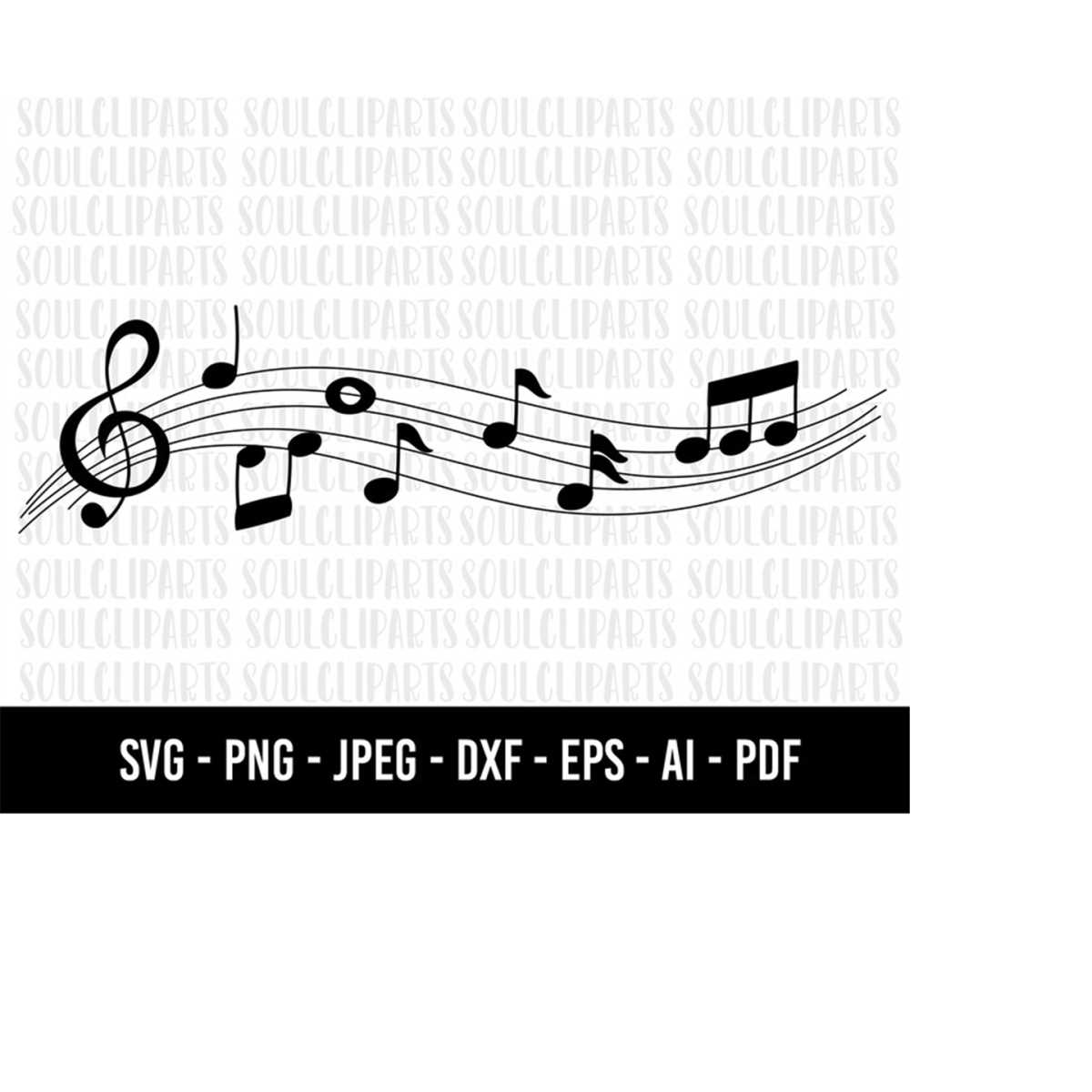 COD457-Music Notes SVG, Musical Notes svg, Musical Notes Cli | Inspire ...