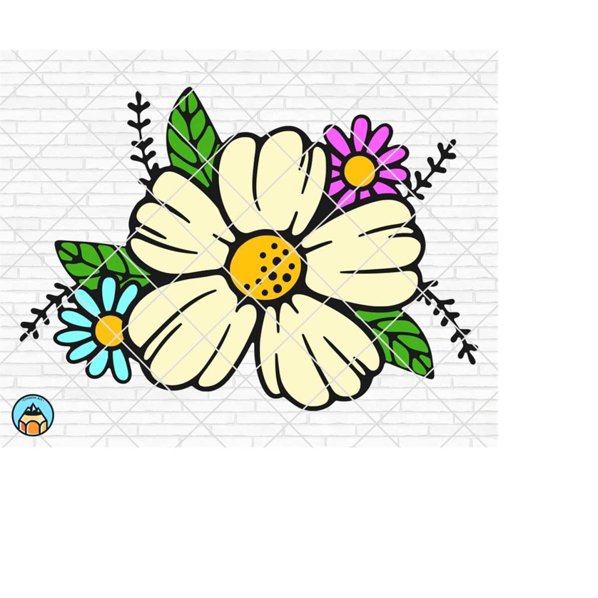 Daisy Flowers svg, Daisy svg, Flowers svg, Sunflower svg, Da | Inspire ...