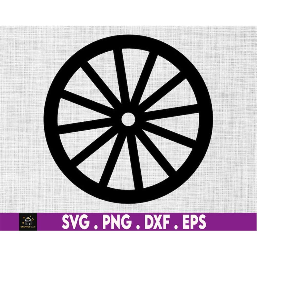 Wagon Wheel SVG File, Wagon Wheel DXF, Wagon Wheel Png, Hors - Inspire ...