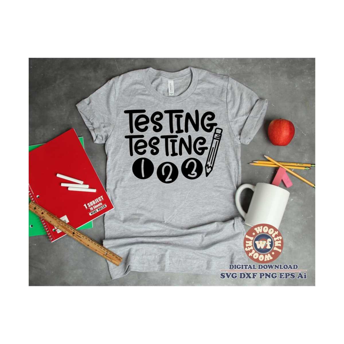 Testing Testing 123 svg, Test Day svg, Testing svg, Teacher | Inspire ...