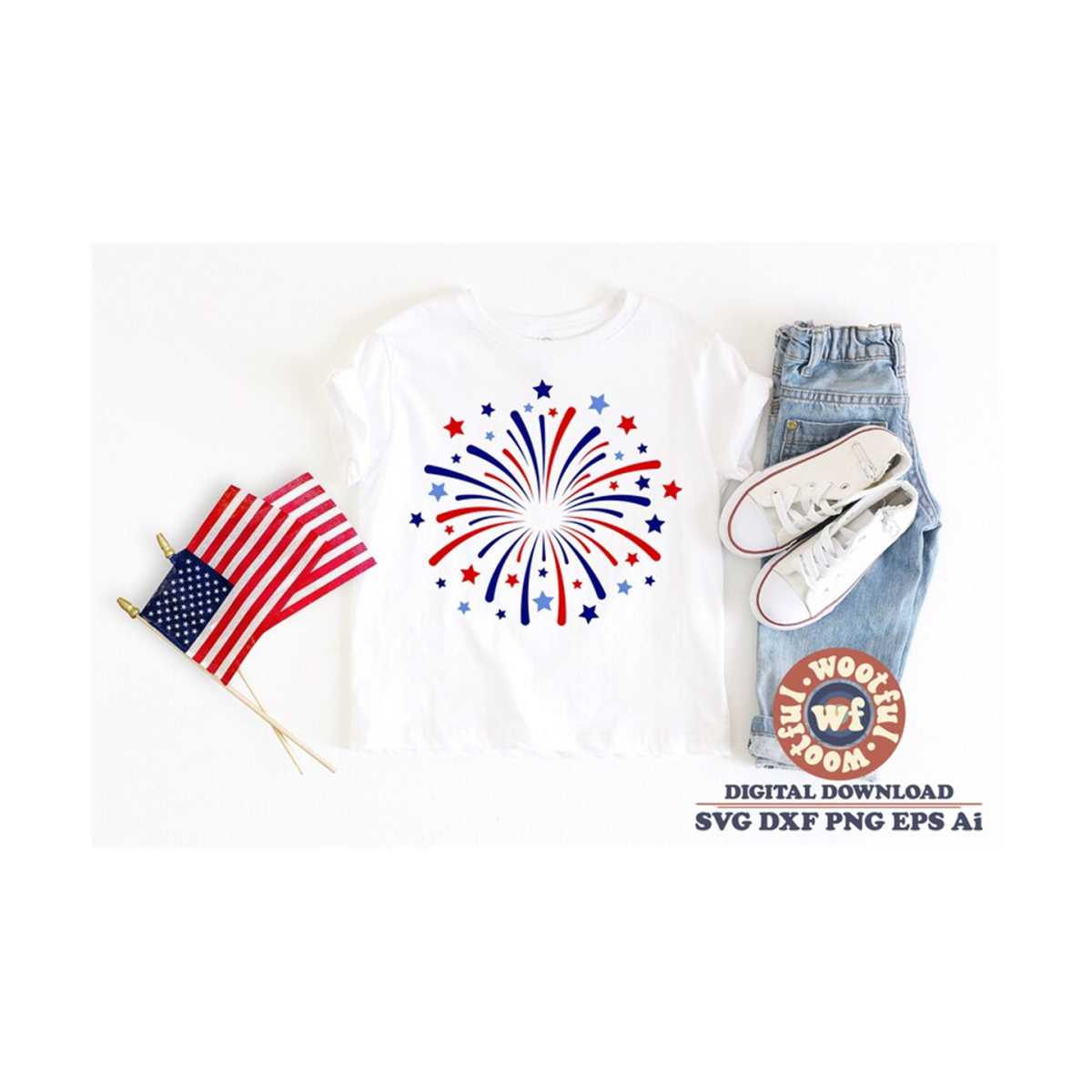 Fireworks 4th of July svg, Fireworks svg, Patriotic svg, 4th | Inspire ...